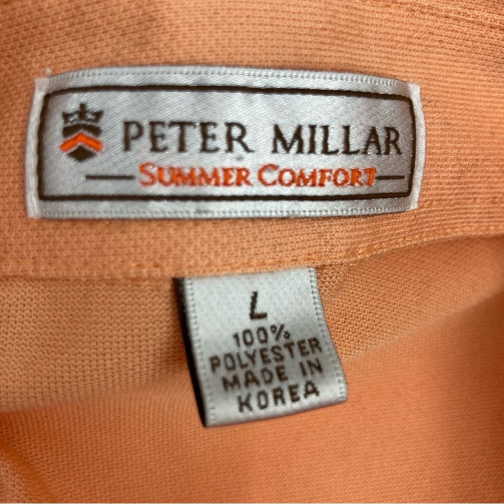 Peter Millar Polo With Winged Foot Logo - Gem